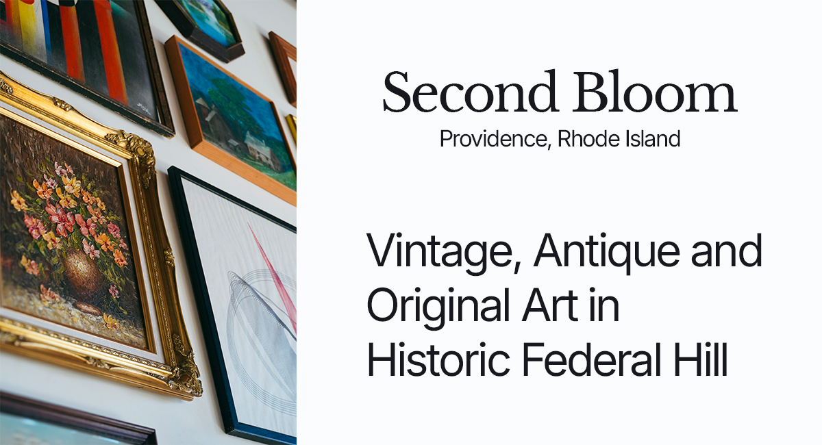 Second Bloom | Vintage & Antique Wall Art | Providence, RI